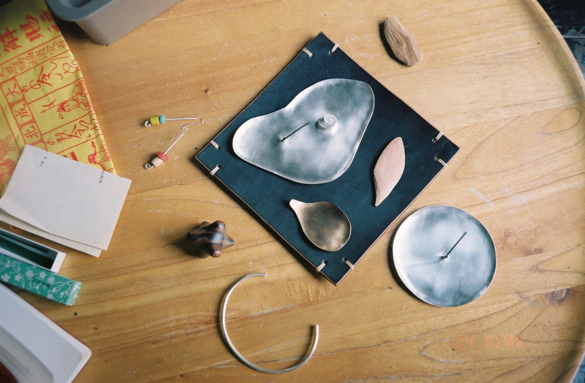 fine silver incense holder series – rest objects